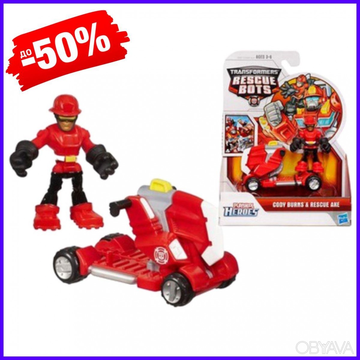 ᐈ Детская игровая фигурка Hasbro Коди Бернс со спасательным топором ...