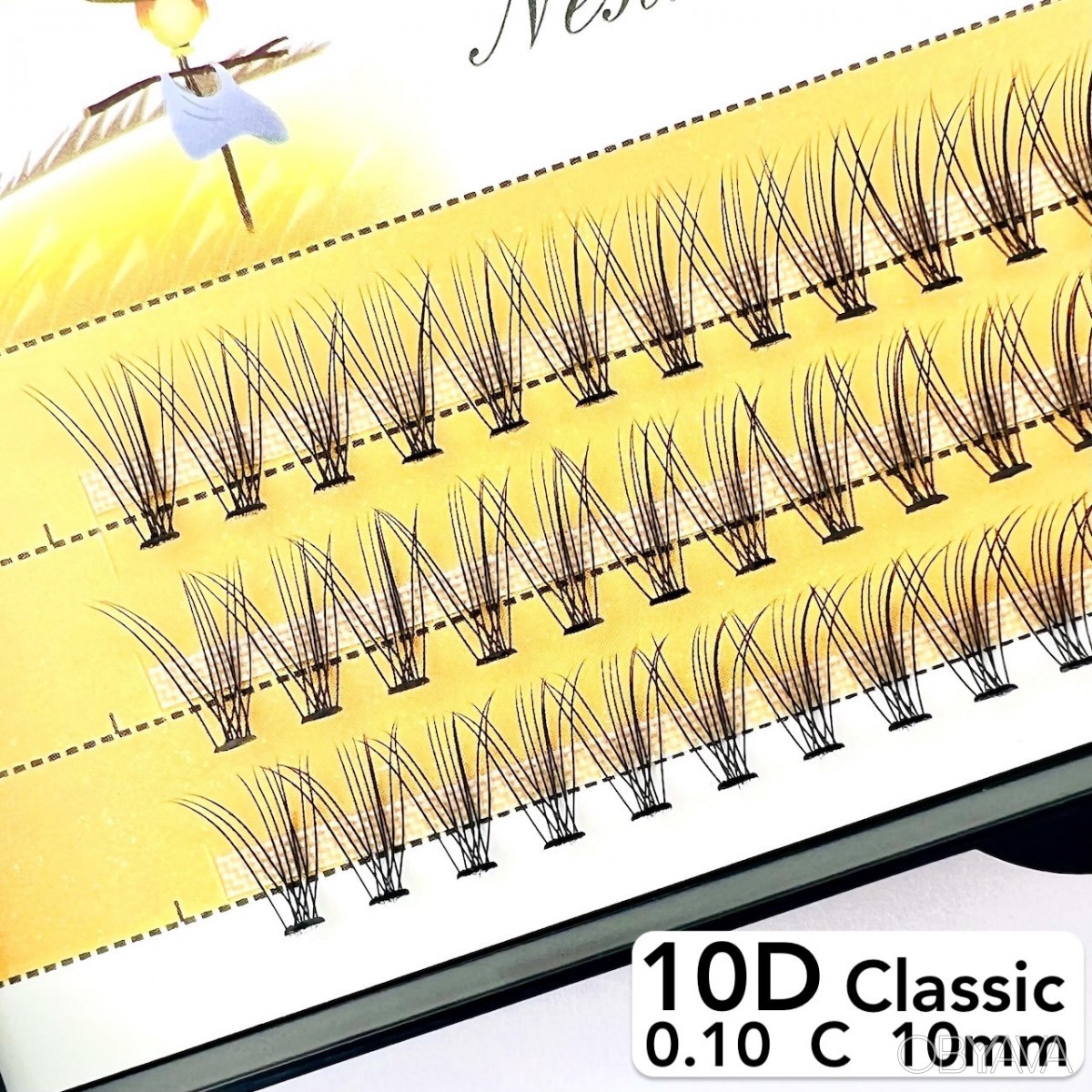 ᐈ Вії Nesura Eyelash Classic 10D, 0, 10, вигин C, 10 мм, 60 пучків ...
