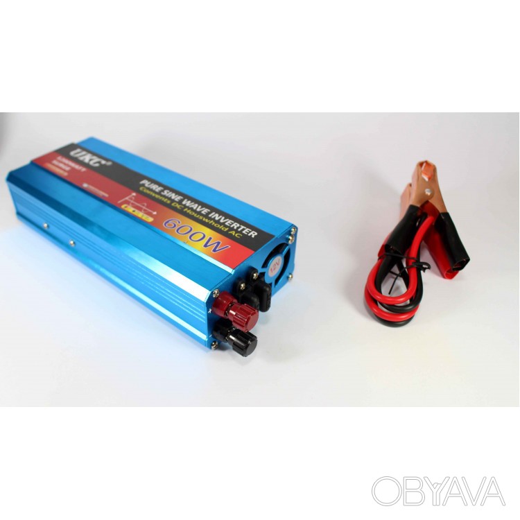 ᐈ Перетворювач синусоїда UKC AC/DC 600W інвертор напруги чиста синусоїда 600 Вт 12V-220 V (для ...