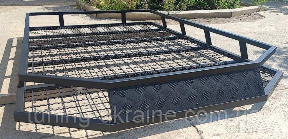 ᐈ Багажник на крышу с сеткой из квадрат трубы 220х120 Экспедиционный ...